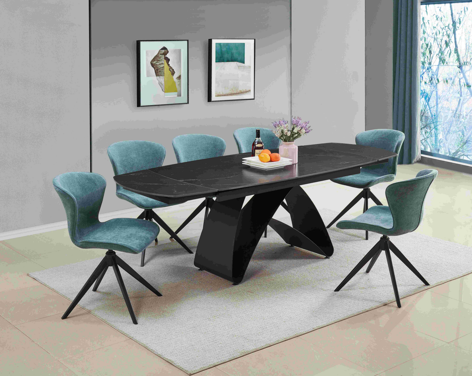 Venus Dining Table - 3 Tabletop Options – Superior Furniture Store