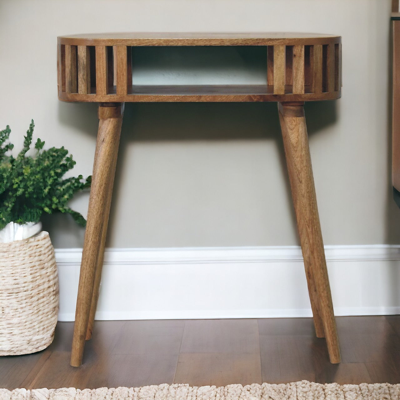 Ariella Console Table. 100% Solid Mango Wood – Superior Furniture Store